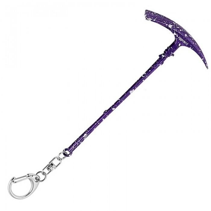 Kovová 3D klíčenka Fortnite Galaxy Pickaxe